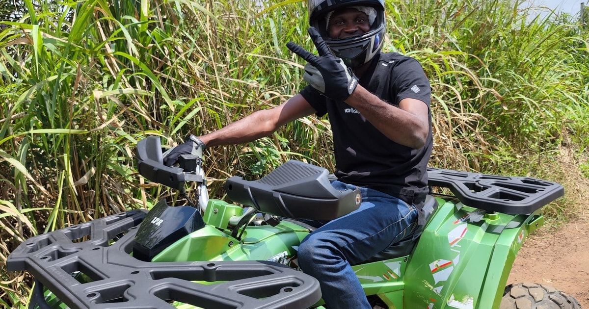 Quad Biking, Asenema Waterfalls and Aburi Botanical | GetYourGuide