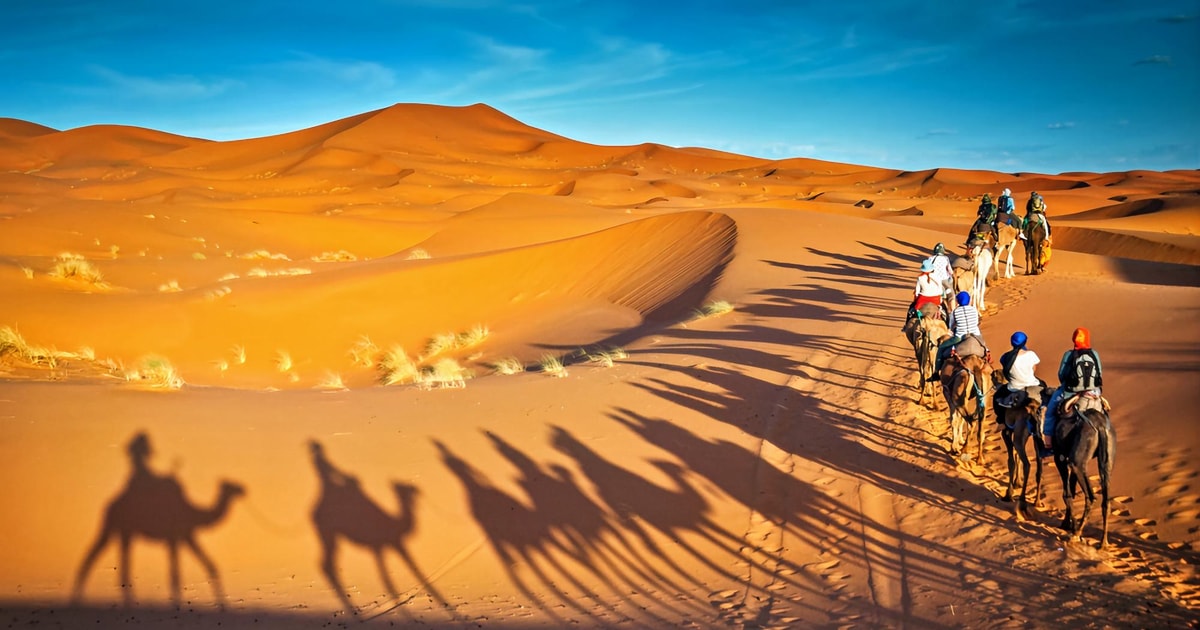 From Fes: 3-Day Desert Tour to Marrakech with Camel Ride | GetYourGuide