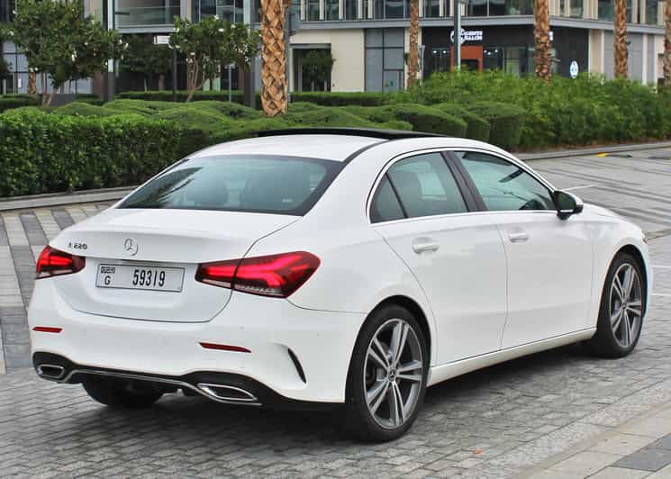 Mercedes-Benz A220 2022 One Day Self Drive in Dubai | GetYourGuide