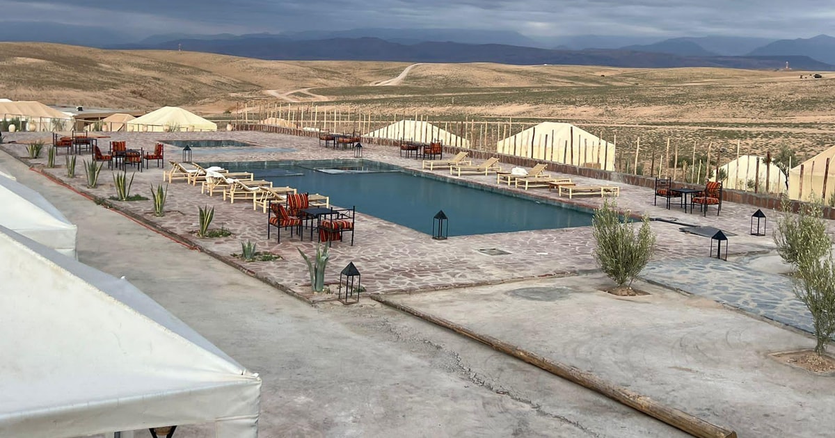 Marrakech : Unique Pool Day in Agafay Desert with Lunch | GetYourGuide