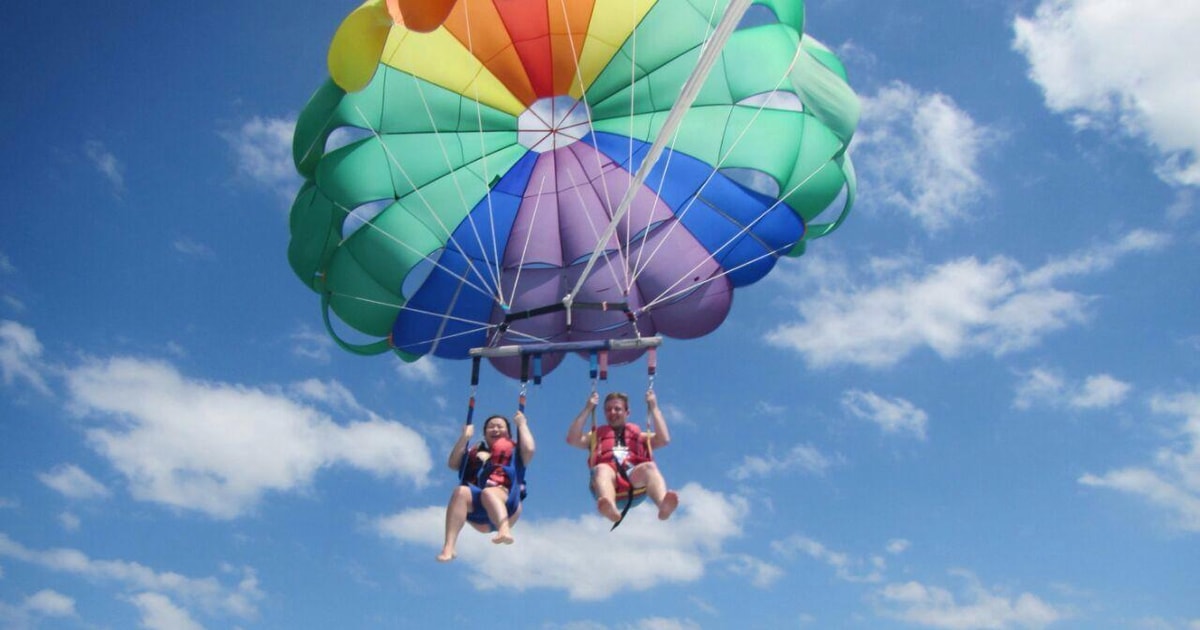 New Parasailing Adventure in Nusa Dua Beach Free Pick Up | GetYourGuide