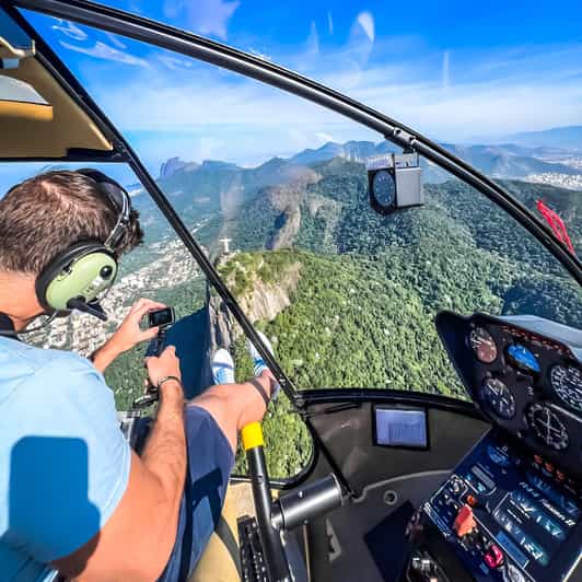 Rio de Janeiro: Christ the Redeemer DoorsOff Helicopter Tour | GetYourGuide