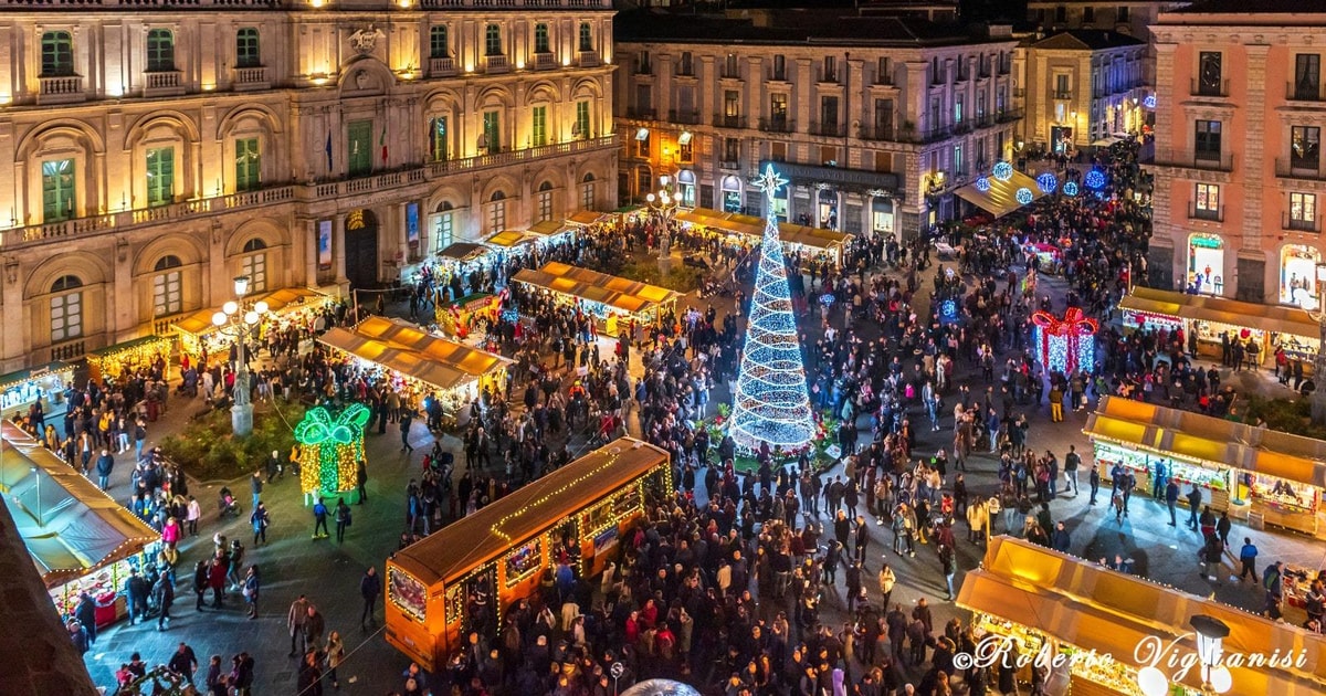 Magical Christmas in Catania: Private Tour among Lights, Nativity ...