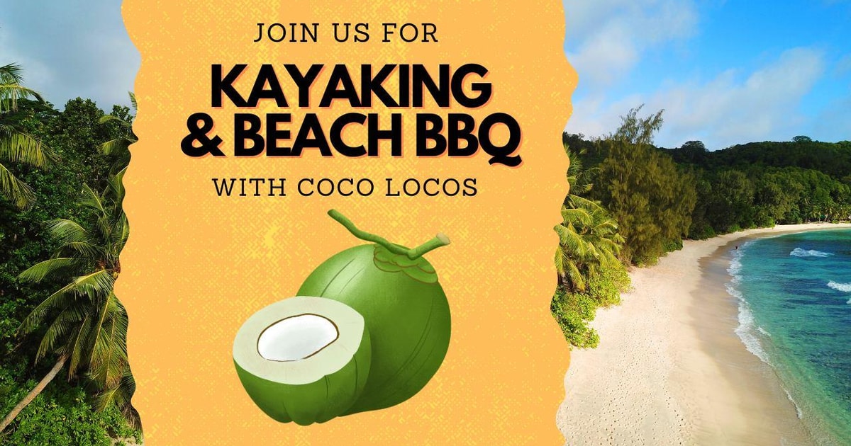 Kayaking & BBQ on the Beach with Coco Locos | GetYourGuide