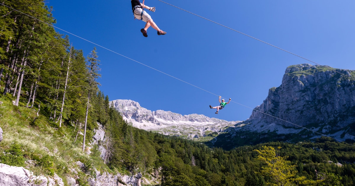 Bovec: Zipline Adventure under Kanin mountain | GetYourGuide