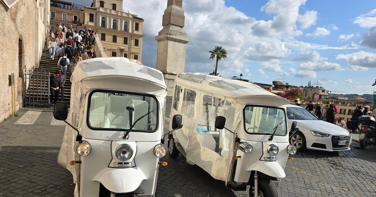 Rome: VIP Private Tour on Electric Tuk-Tuk | GetYourGuide
