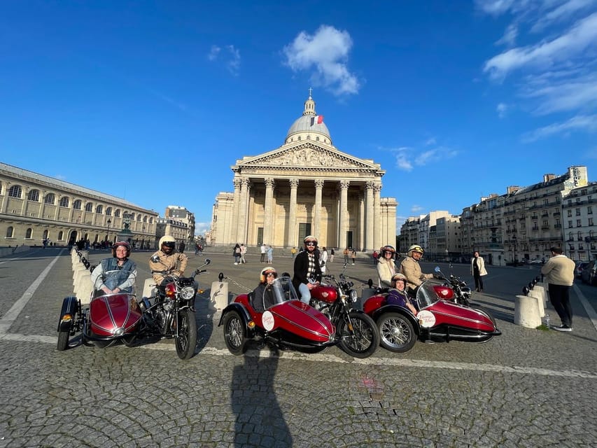 Paris : Private Classic Sidecar Tour | GetYourGuide