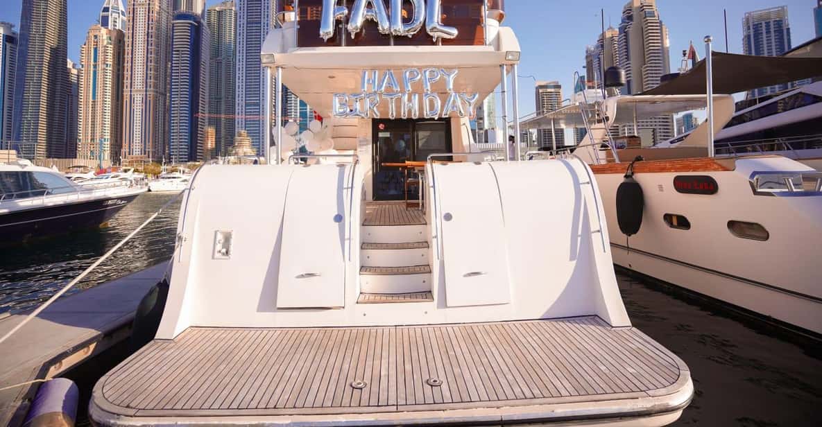 Celebrate Your Birthday in Style on luxury Yacht in Dubai | GetYourGuide