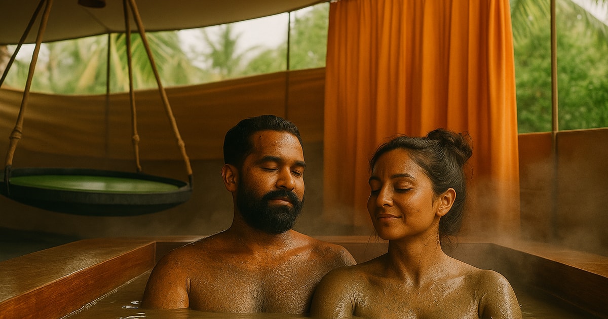 Privé biologisch modderbad met Ayurvedische sauna Arambol Goa ...