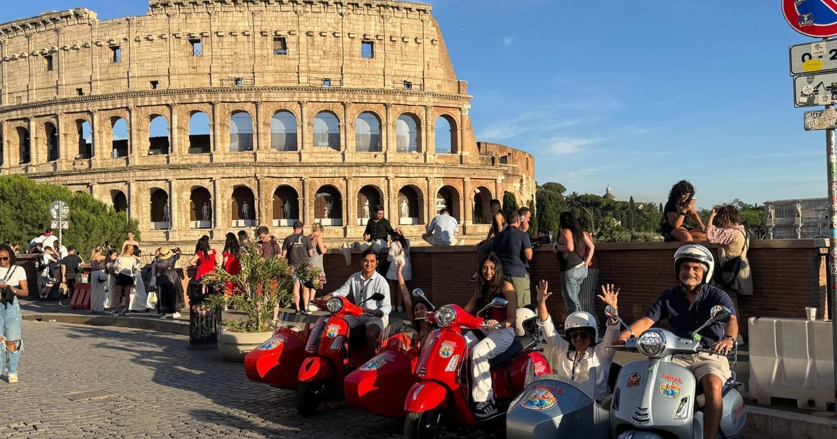 Rom på Vespa: Privat guidad tur i sidvagn i vintage-stil | GetYourGuide