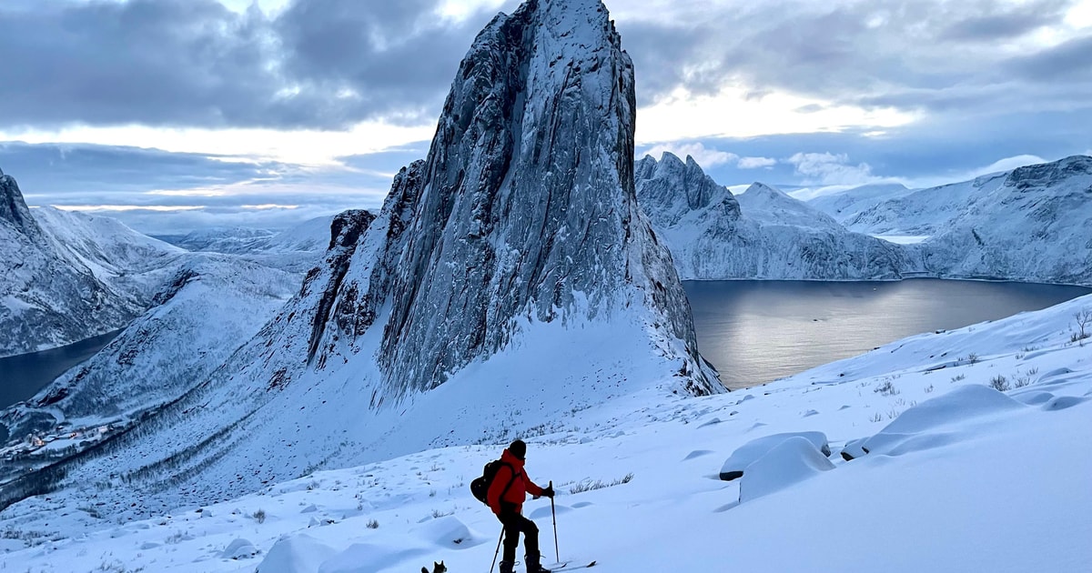 Tromsø: Schneeschuhwanderung auf Senja nach Hesten mit Blick auf Segla ...