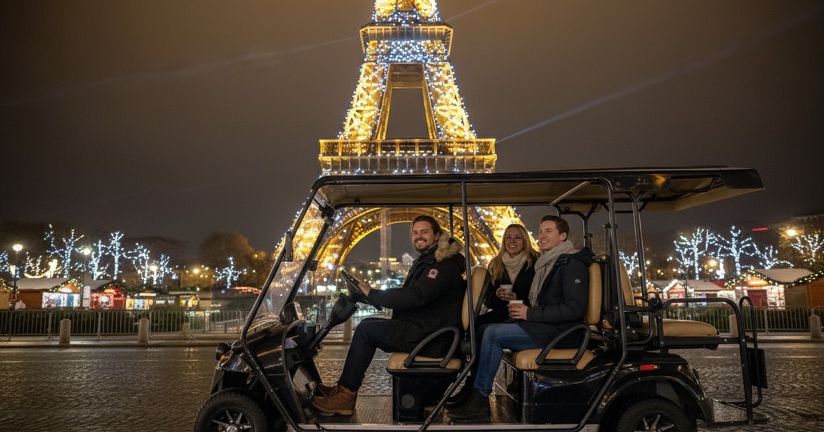 Parigi: tour privato delle luci di Natale in golf cart | GetYourGuide