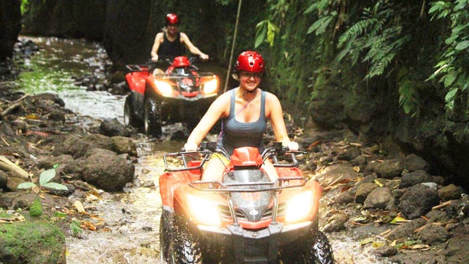 Ubud: Jungle, Rice Fields, River & Muddy Quad Bike Tour | GetYourGuide
