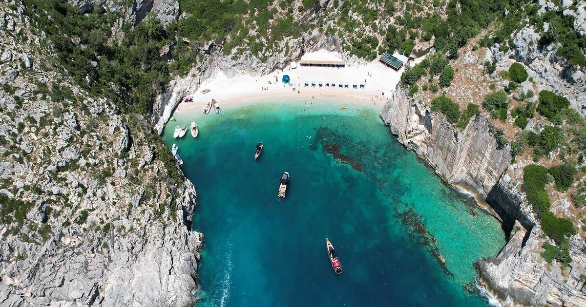 From Tirana/Durres: Riviera Day Tour with Boat Experience | GetYourGuide