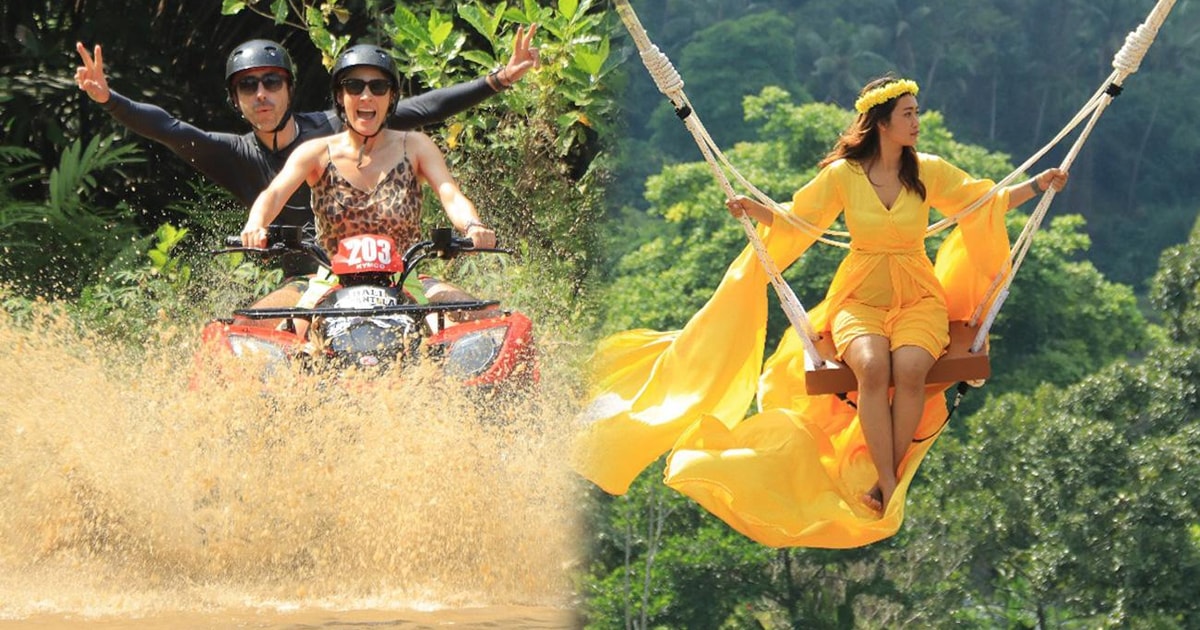 Bali: Combo Swing y Aventura en quad (Traslado privado al hotel ...