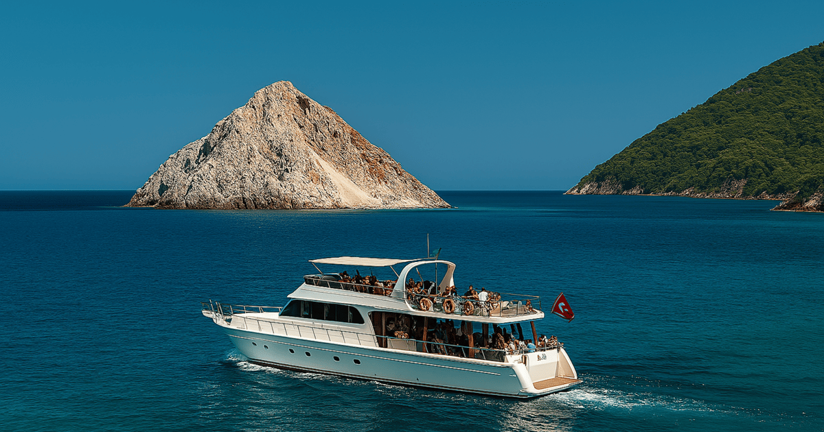 From Antalya: Scenic Guided Boat Trip to Suluada with Lunch | GetYourGuide