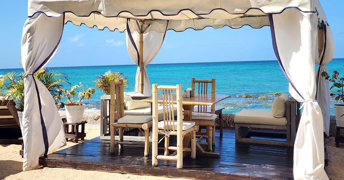 Falmouth: Bamboo Beach Club VIP Cabana with Food & Beverage | GetYourGuide