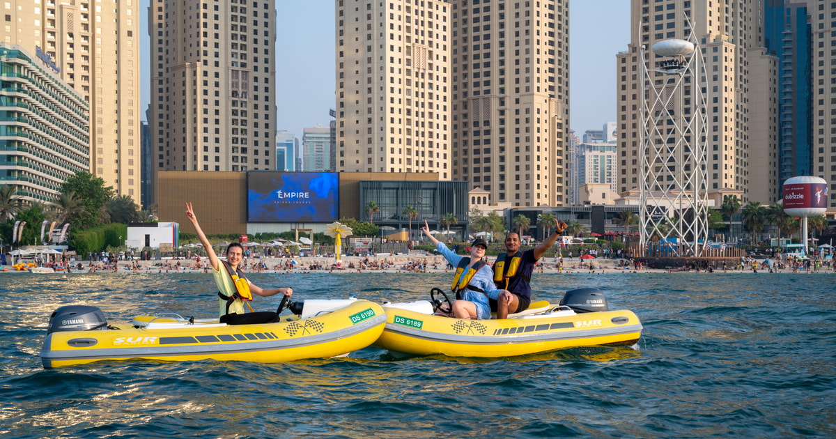 30 min Self- Drive boat tour in Dubai marina | GetYourGuide