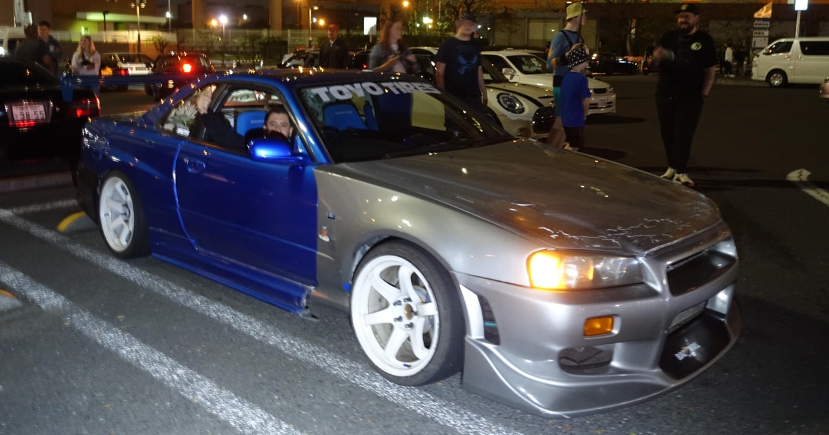 【JDM Dreams】Nissan R34 tour in Daikoku PA & TokyoHighway | GetYourGuide