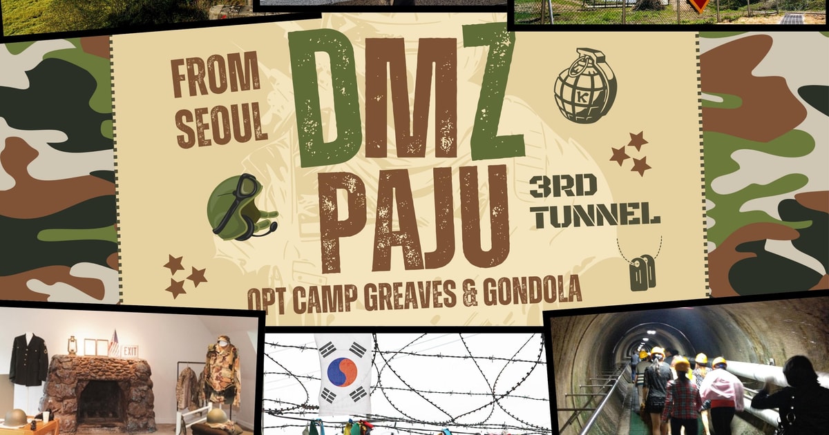 Seoul: Paju DMZ 3. tunnel, valgfri Camp Greaves, mere (EG Tour) | GetYourGuide