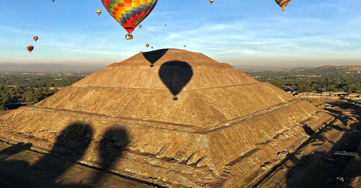 Mexico City: Ballon Flight + Breakfast + Guide in Pyramids | GetYourGuide