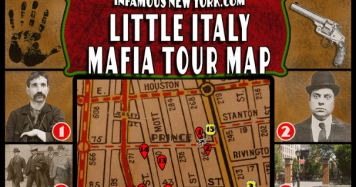 NYC: MOB John Gotti Mafia History Little Italy Tour + diner | GetYourGuide
