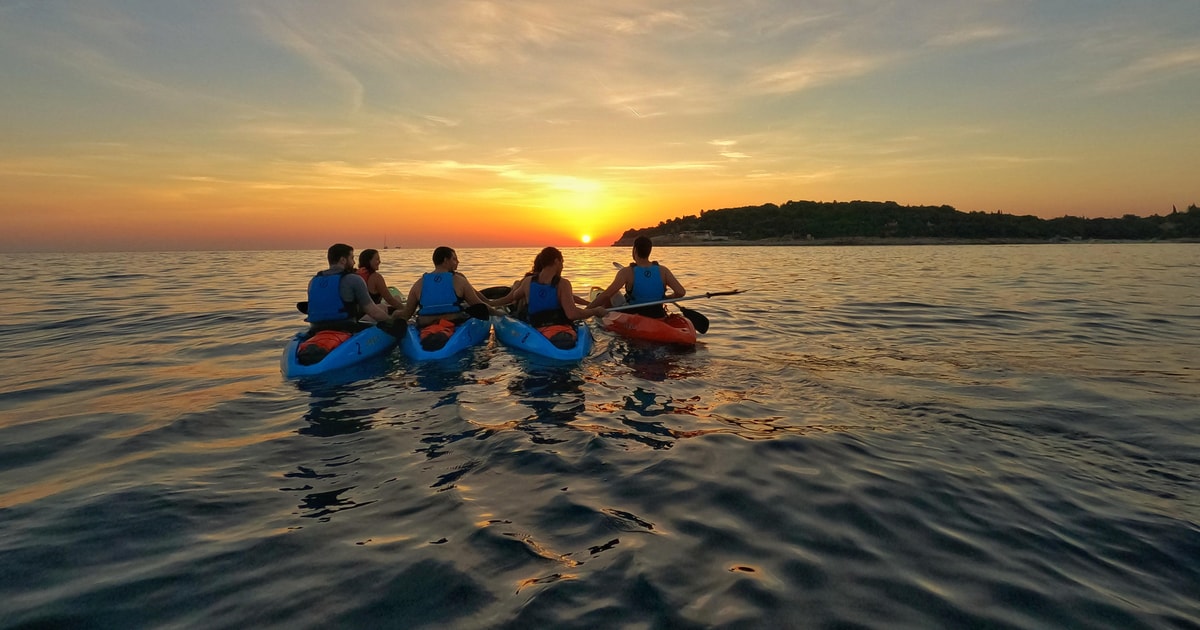 Pula: Sunset kayak tour | GetYourGuide