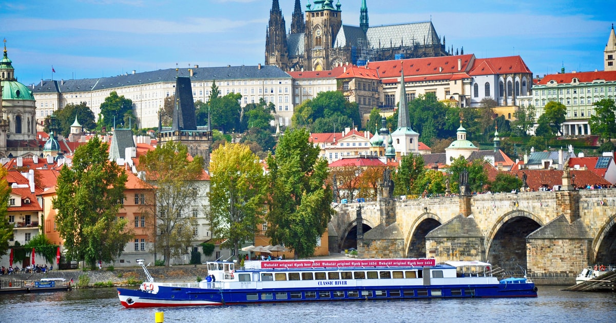 Prague: Panoramic Vltava River Cruise | GetYourGuide