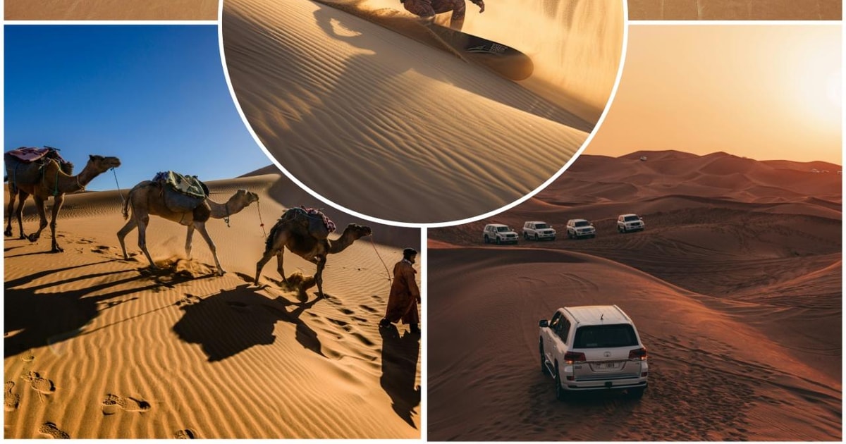 Doha Wüstensafari, Sandboarding, Kamelritt und Binnensee | GetYourGuide