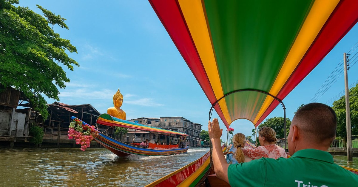 Bangkok: Longtail-rondvaart over het kanaal naar Wat Arun | GetYourGuide
