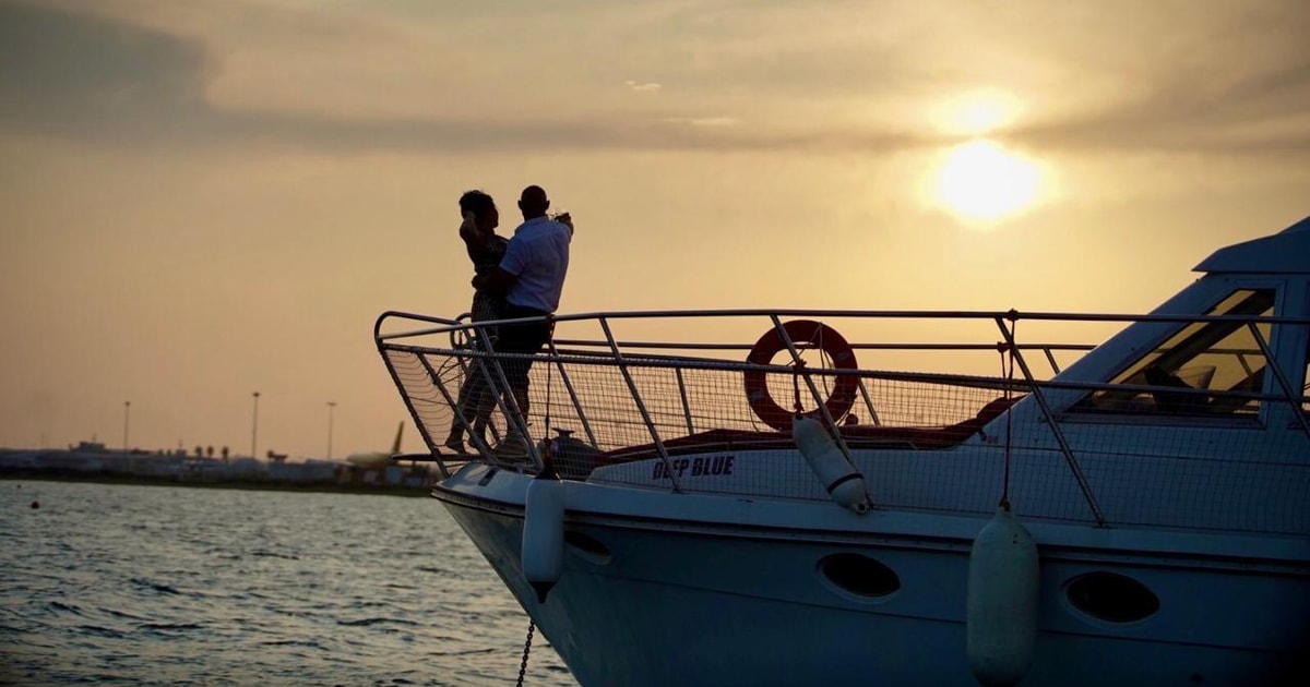 Larnaca: Private Sunset – Deep Blue Luxury Yacht | GetYourGuide