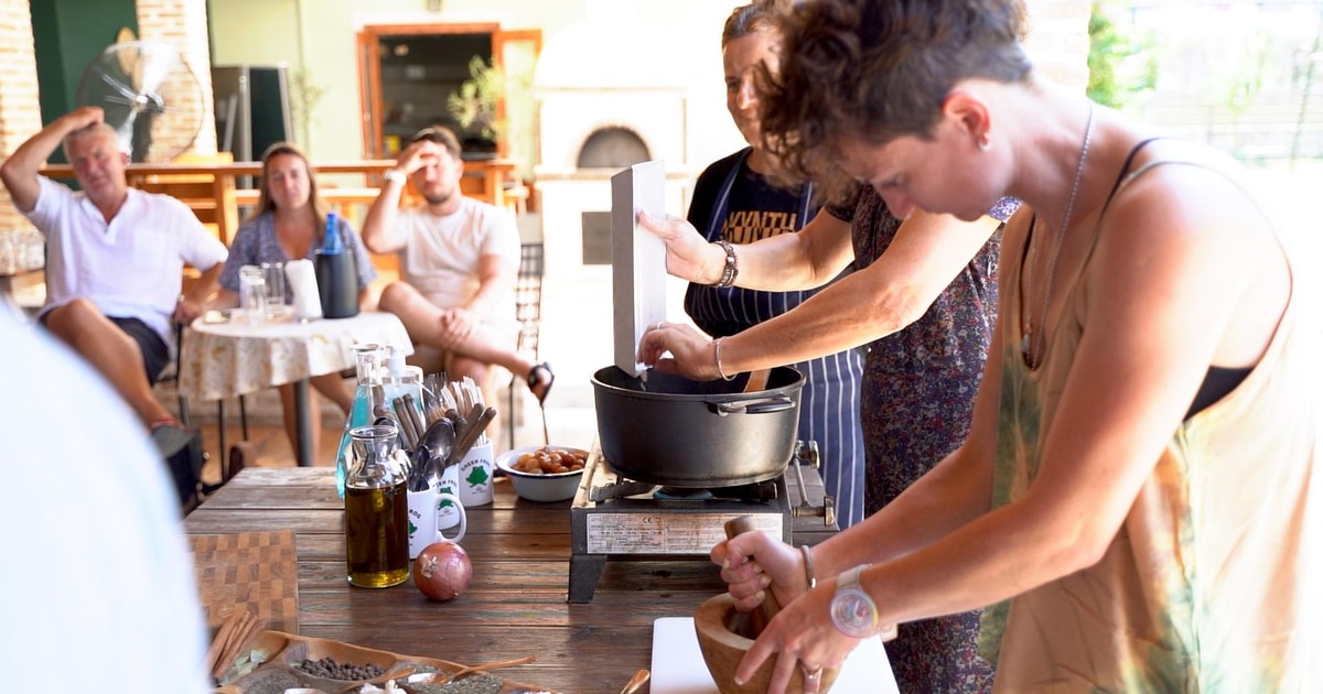 Greek Cooking Class, Zakynthian Culture with lunch | GetYourGuide