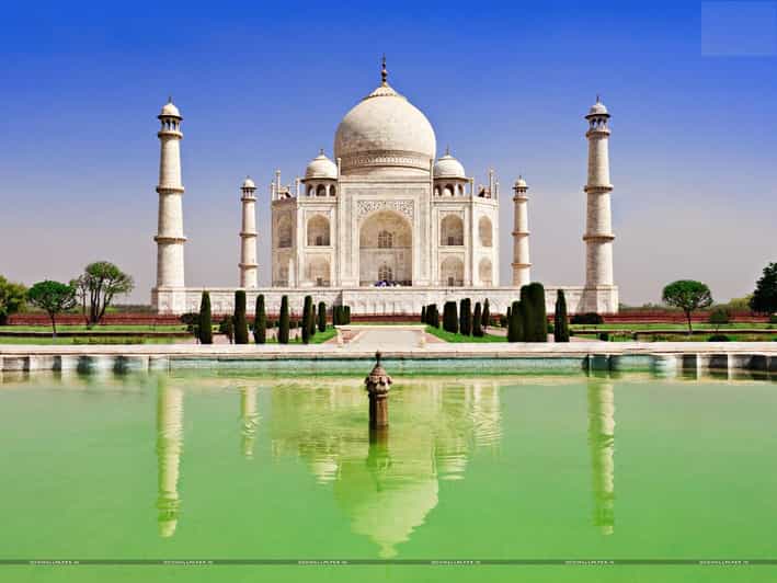 De Delhi : Visite du Taj Mahal et de la ville d'Agra en voiture (nuit ...