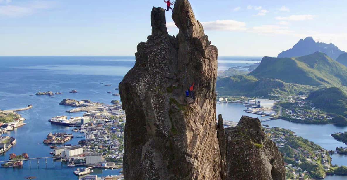 Lofoten: Climb Svolværgeita with a certified guide and experience the ...