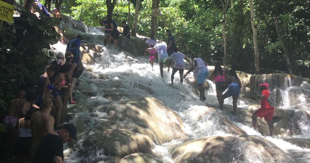 Falmouth: Dunn's River Falls Tour With Blue Hole | GetYourGuide
