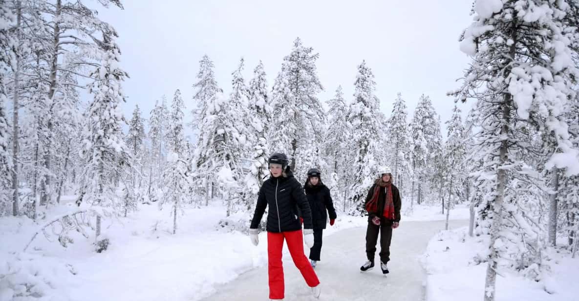 Rovaniemi: Forest Ice Skating Tour | GetYourGuide