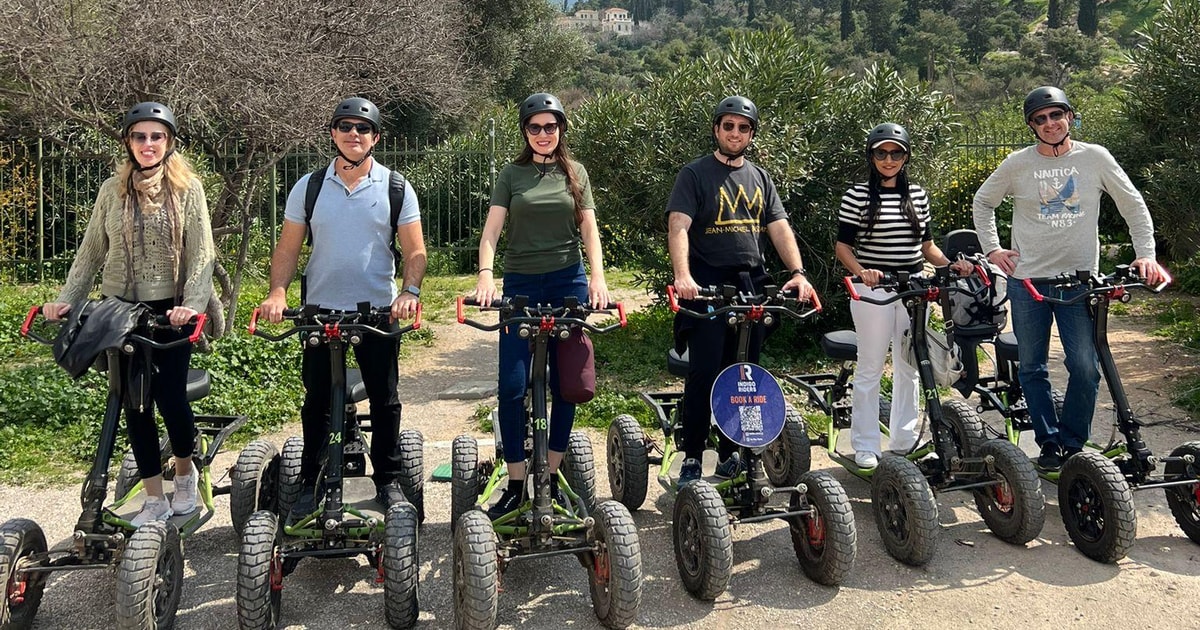 Esplora Atene con un tour guidato della città su un EZRaider a 4 ruote ...