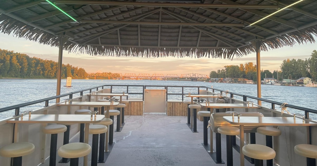 Portland: 2-Hour Palapa Party River Cruise | GetYourGuide