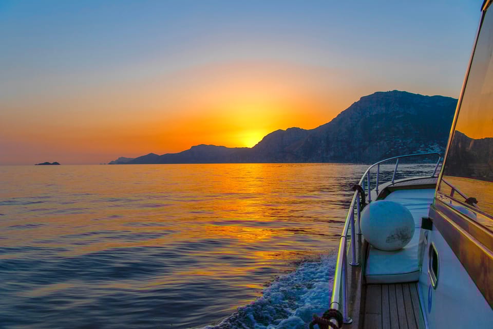 From Positano: Amalfi Coast Sunset Cruise - Group Tour | GetYourGuide