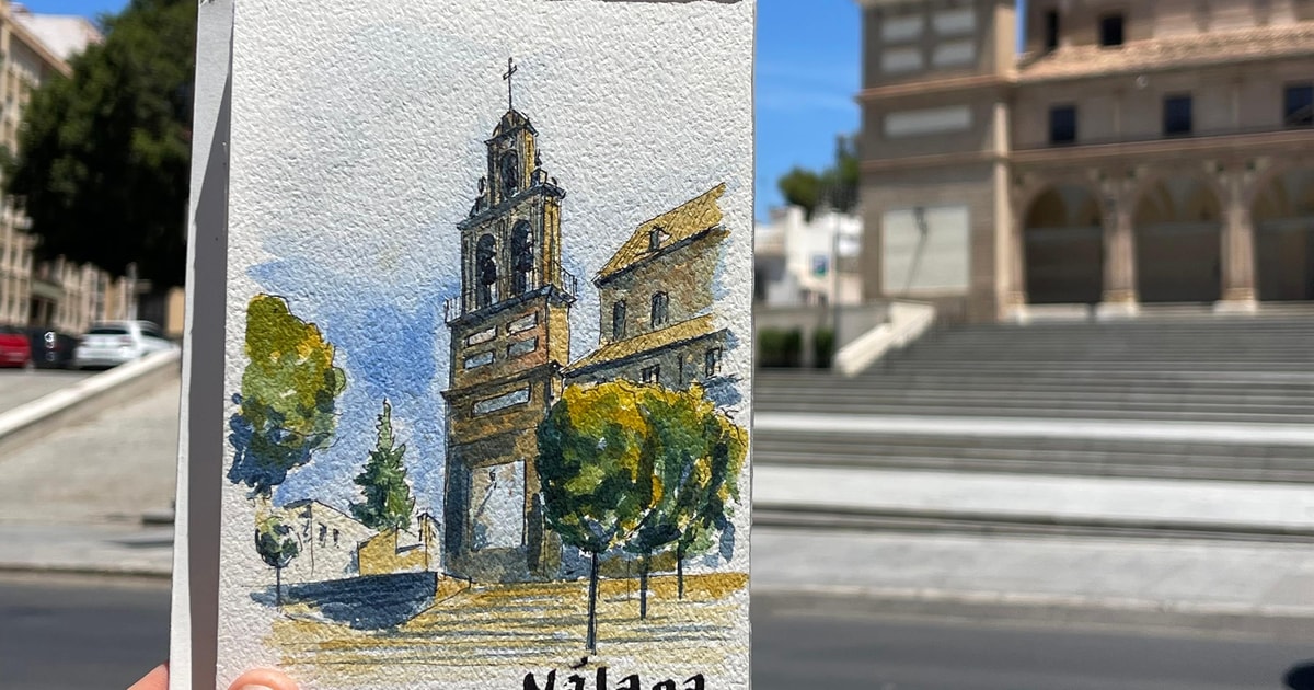 Málaga: Watercolor Drawing Tour and Workshop | GetYourGuide