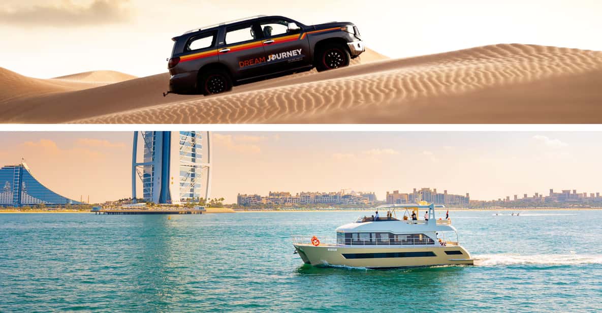 Dubajské vlny a duny: Plavba luxusní jachtou a safari na Červených ...