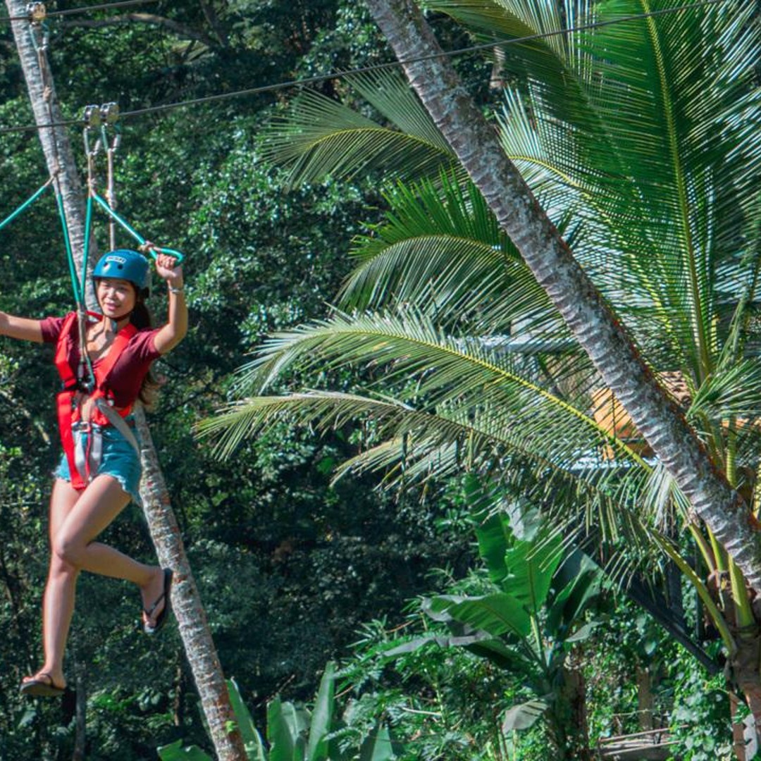 Ubud: Alas Harum Day-Pass, Swing, Sky Bike & Flying Fox | GetYourGuide