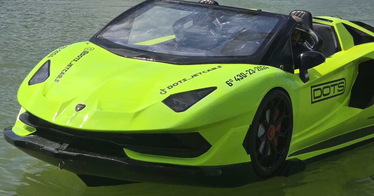 Punta Cana: Jízda ve stylu na lodi Lamborghini Jet Car | GetYourGuide