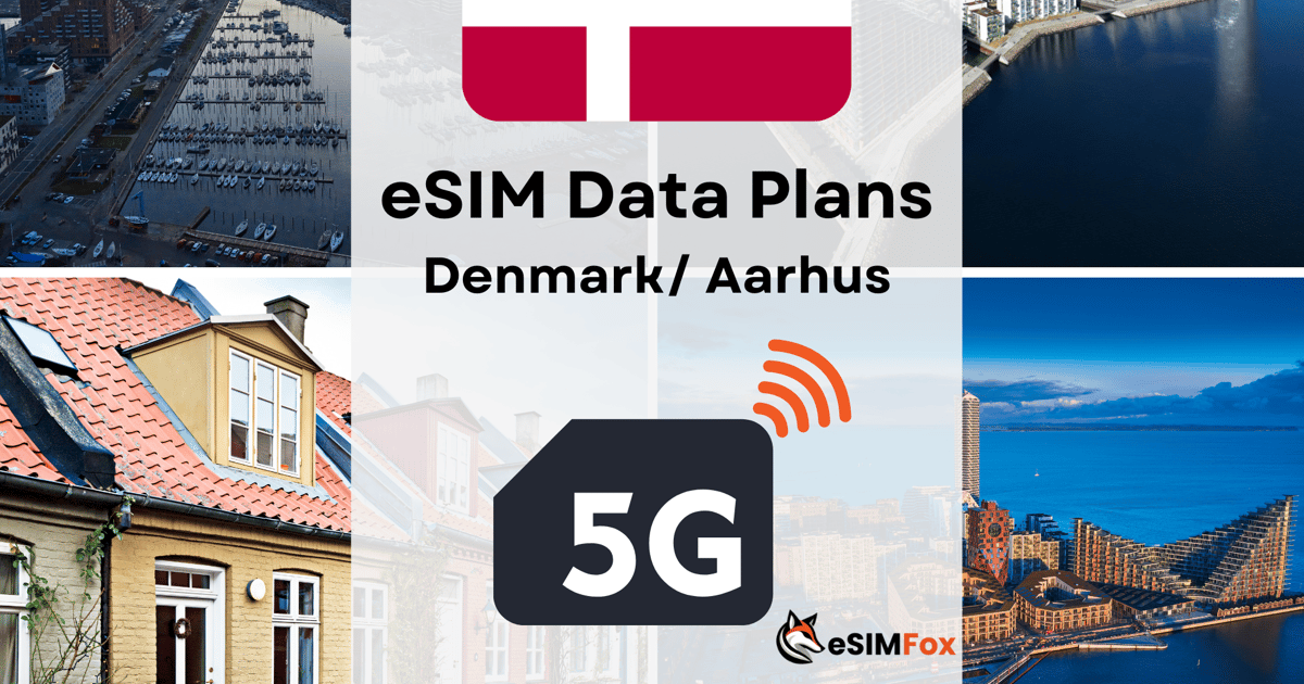 Aarhus: eSIM Internet Data Plan for Denmark 4G/5G | GetYourGuide