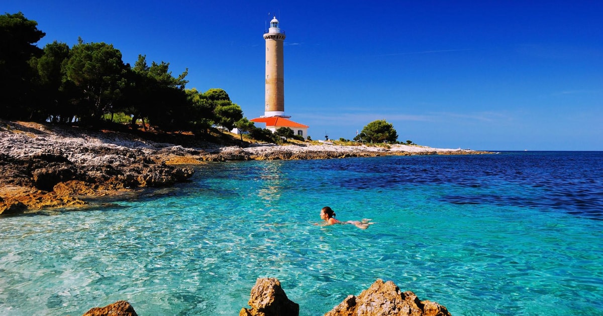 Zadar : Plage de Saharun et tour en bateau de l'île de Dugi avec ...