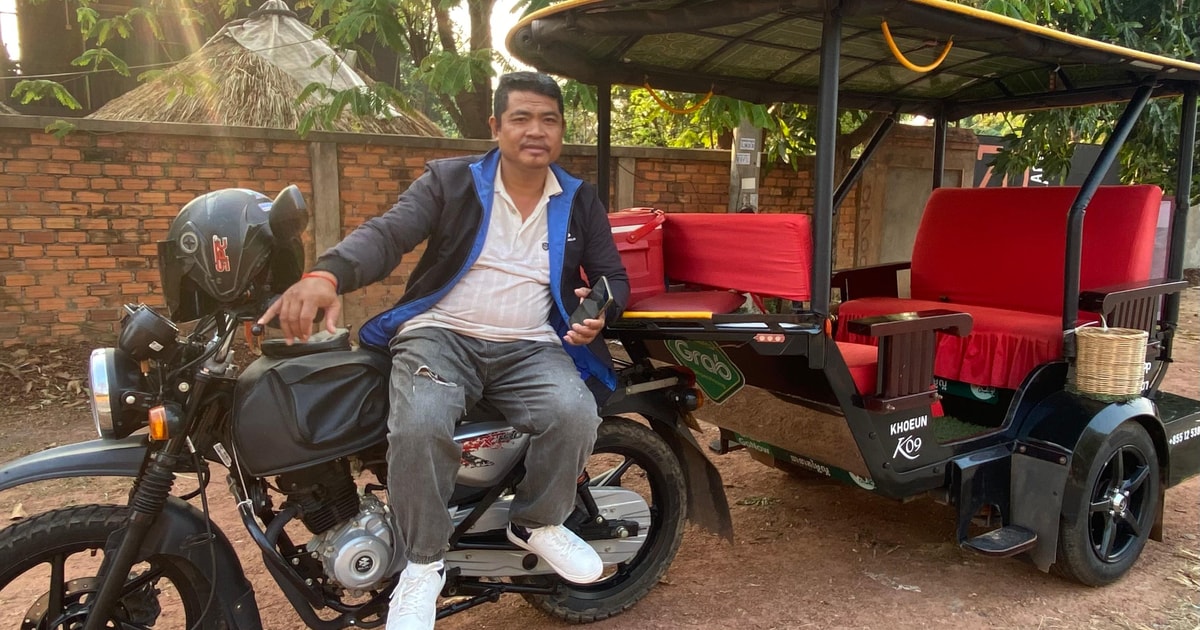 Privé Angkor Wat Tuktuk Tour: chauffeur, koud water en handdoeken ...