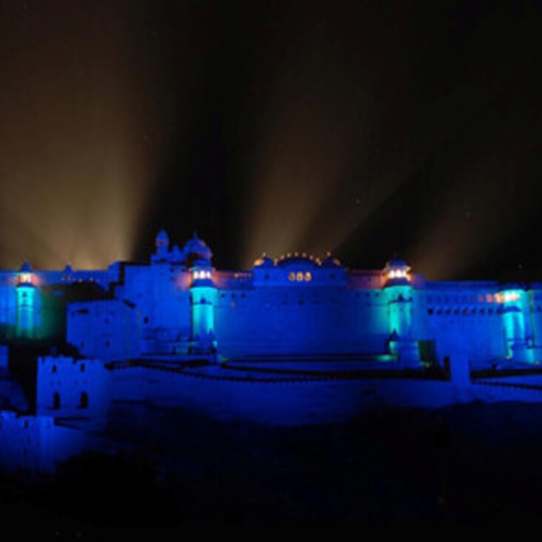 Jaipur Amber Fort Light & Sound Show with Dinner | GetYourGuide