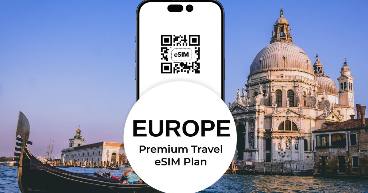 Europe Premium Travel Data Only Pack | GetYourGuide