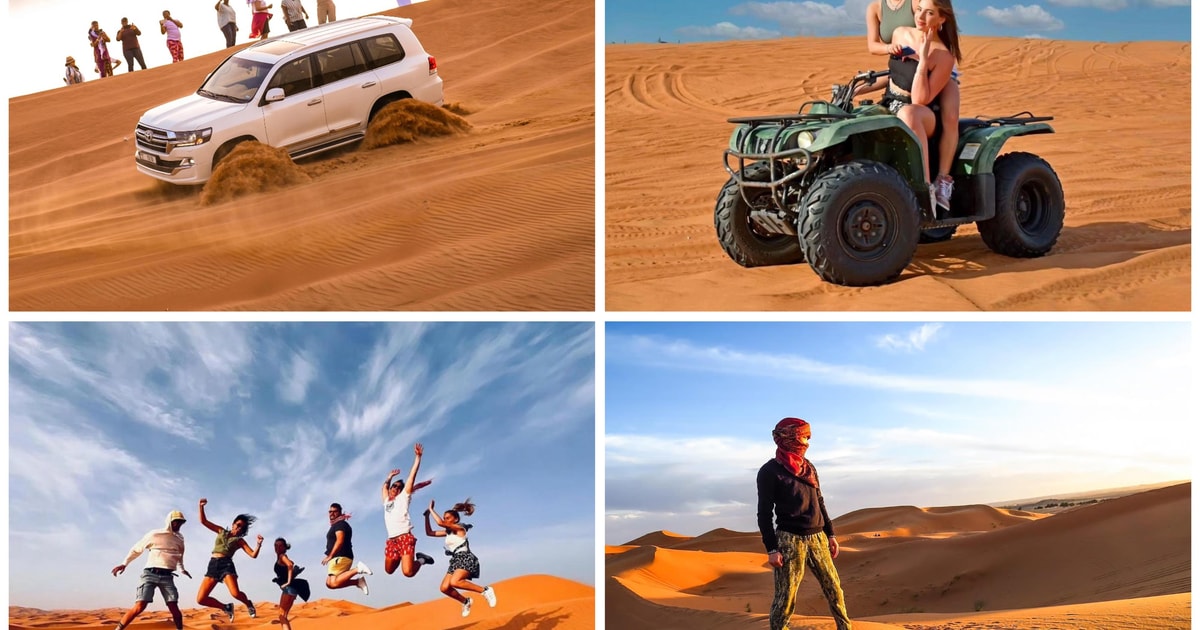 Doha: Ørkensafari, ATV, kamelridning, sandboarding | GetYourGuide