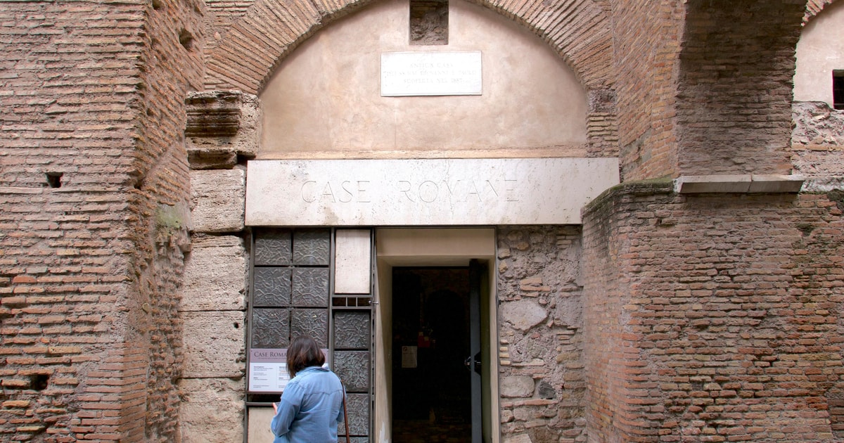 Rome: Case Romane del Celio & Optional Basilica Private Tour | GetYourGuide